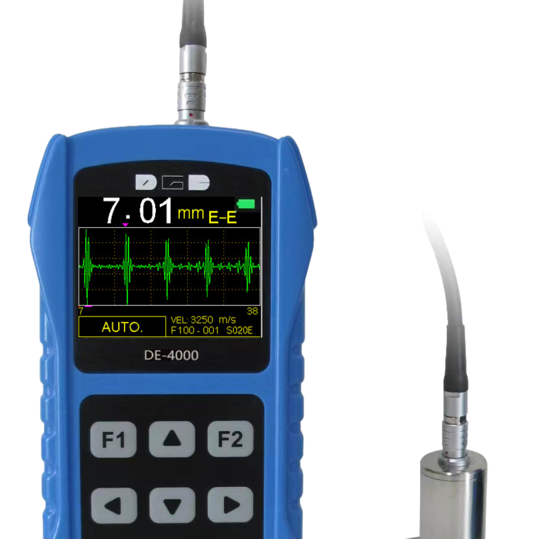 EMAT&Ultrasonic Thickness Gauge DE-4000 (2 in 1) | EMAT Thickness Gauge ...